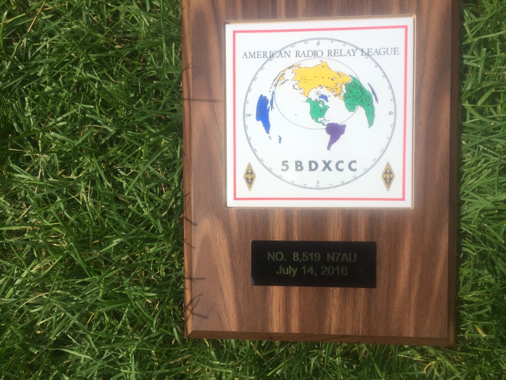 Spokane DX Association » Blog Archive » BOB LEE N7AU RECEIVES 5-BAND ...